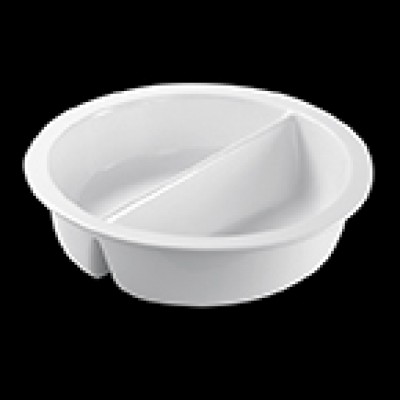 Diva Induction Chafer - Round Divided Porcelain Insert - 5370S559