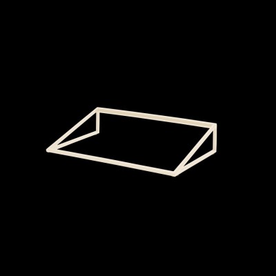 Axis Pivot - Rectangle Angled Riser - 7365MW340