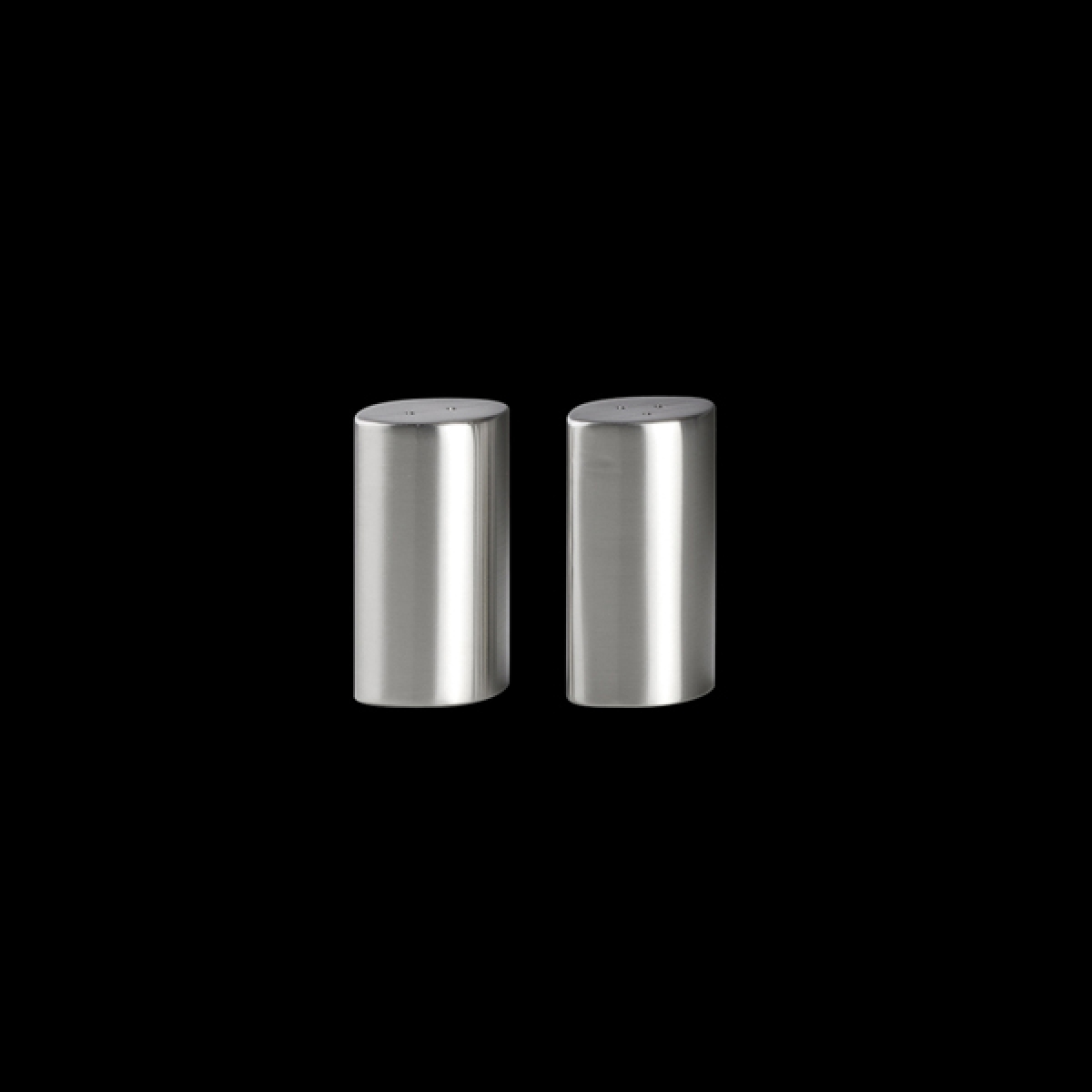 Metal - Salt & Pepper Set Oval Satin - 7600CV002