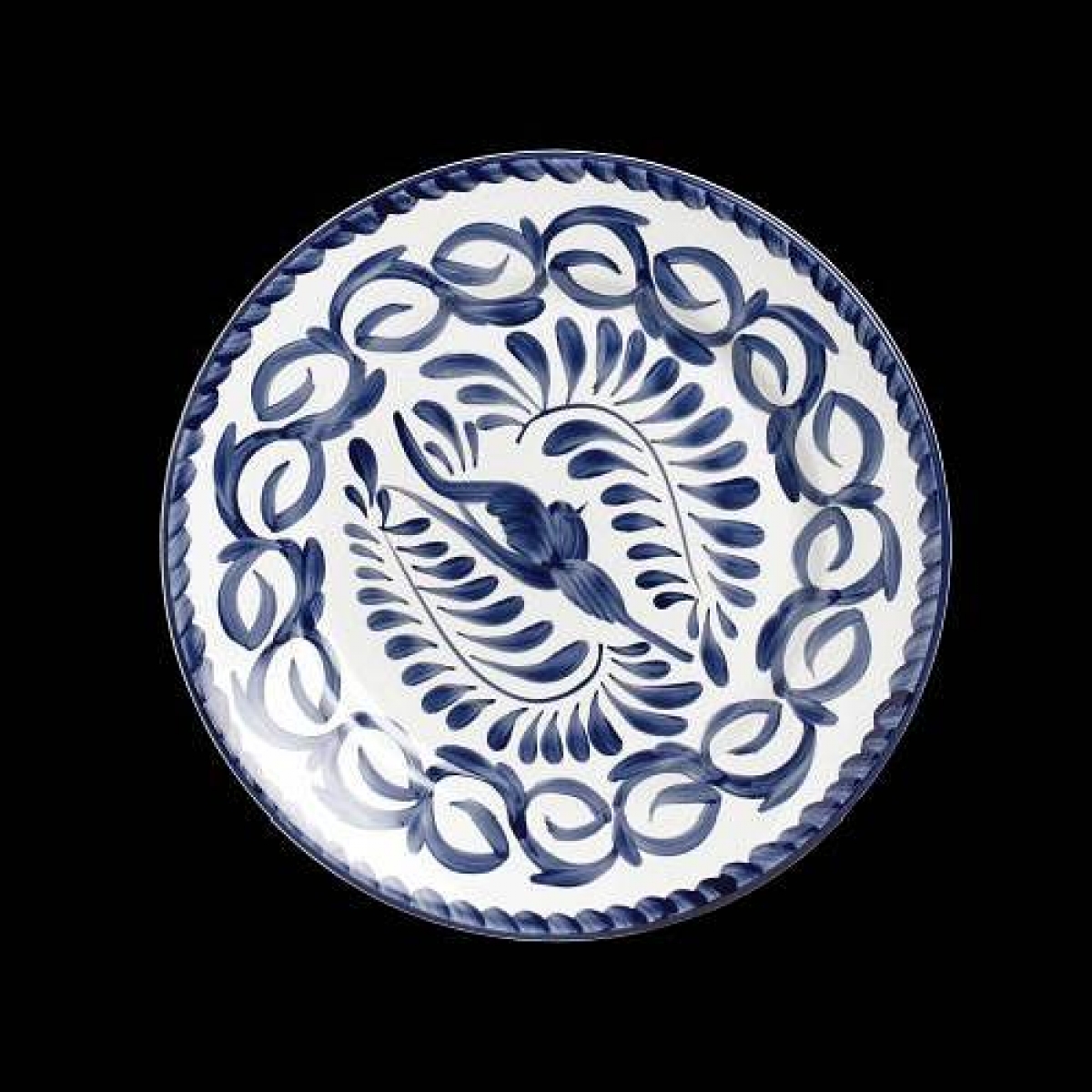 Puebla - Rimmed Rolled Edge Plate - A120P100