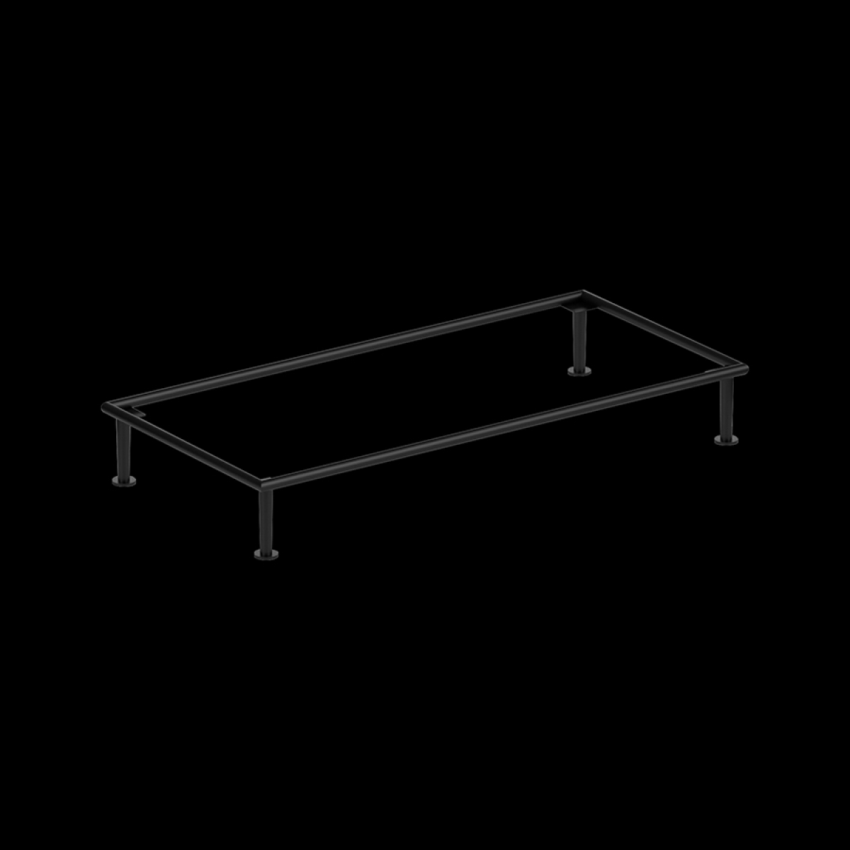 Square & Rectangle Metal Risers - Rectangle Riser - DW073124113BK