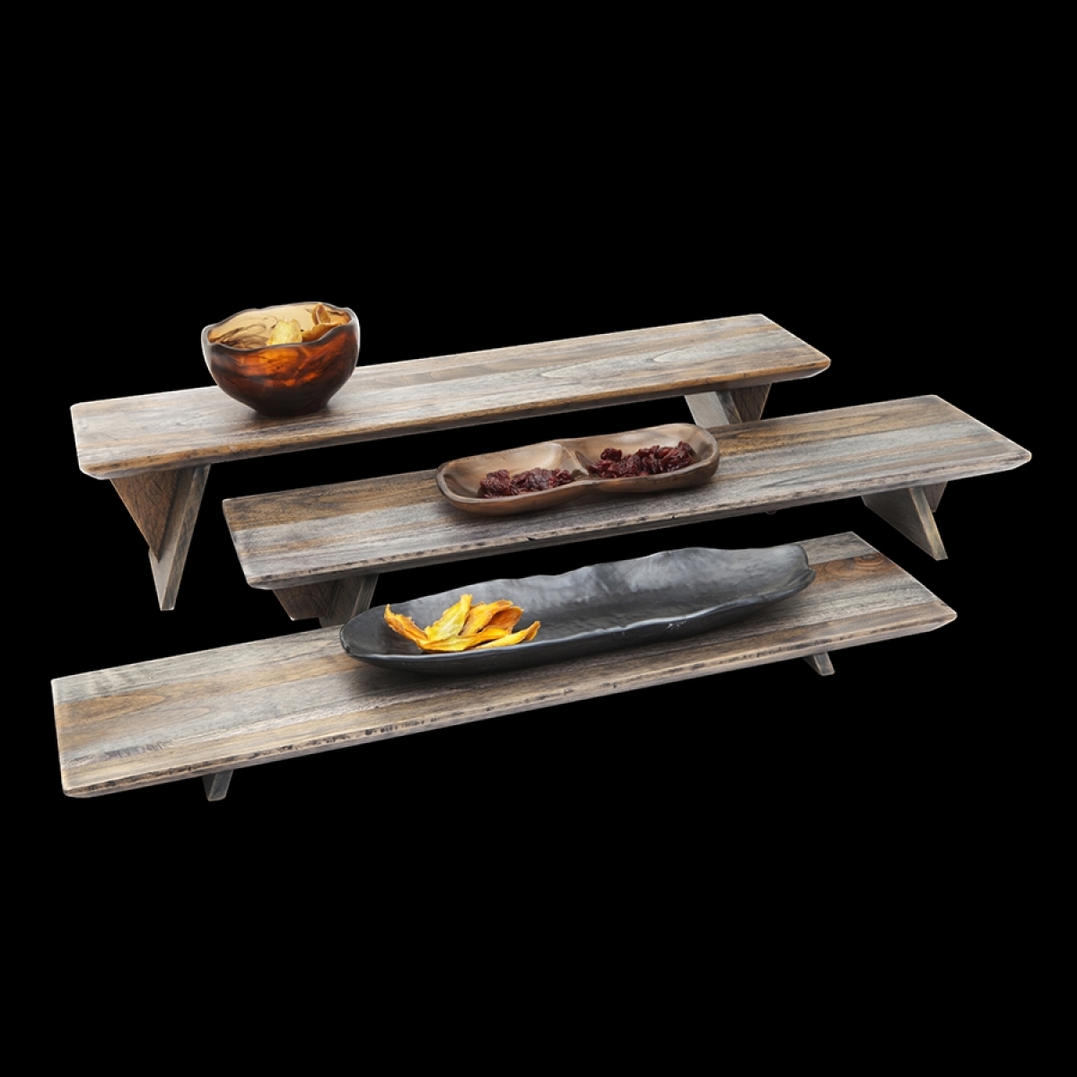 Fusion Buffet System - 3 Piece Riser Set - DWRISERS3WDAG