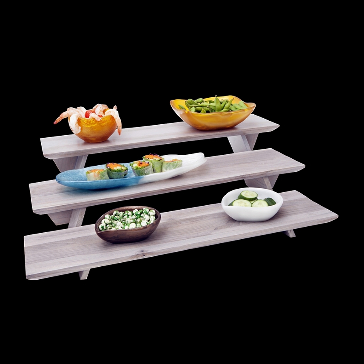 Fusion Buffet System - 3 Piece Riser Set - DWRISERS3WDGW