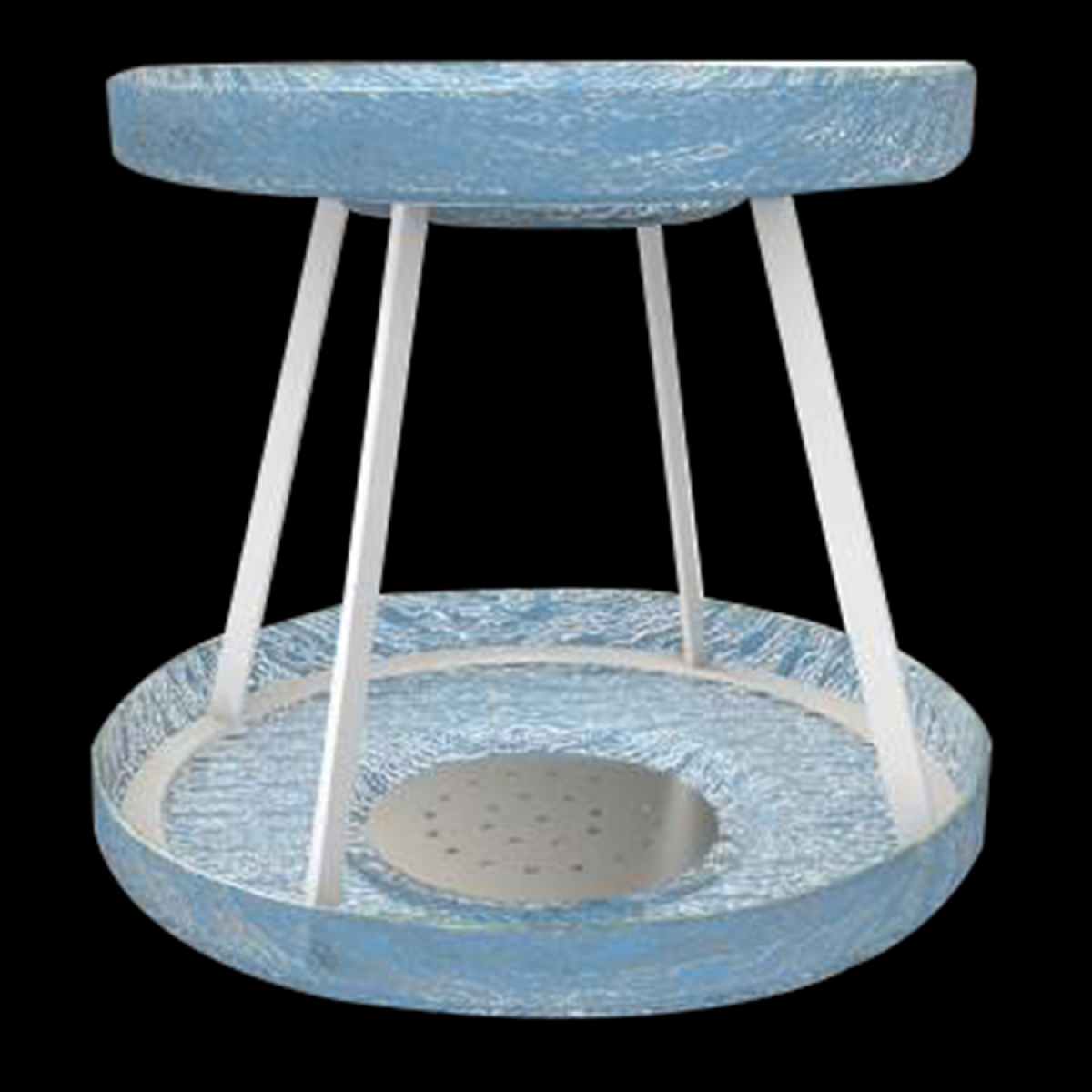 Specialty - Tall Seafood Tower Set W/ 2 Drains - GS196707