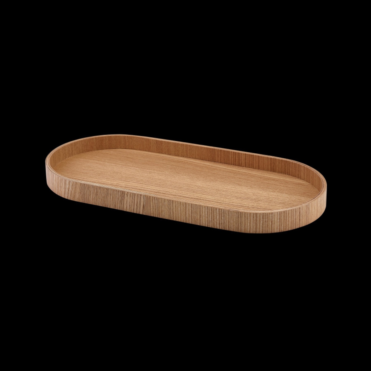 Trays and Caddies - Oval Tray Wood Veneer Light - GWWVTV35L