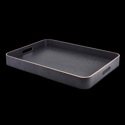 Trays and Caddies - Butlers Tray Wood Veneer Black - GWWVTB5540BK
