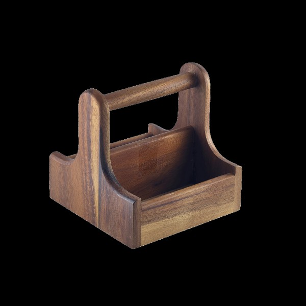 Wood Caddies - Wood Table Caddy Dk Wood - GWDWTC-S